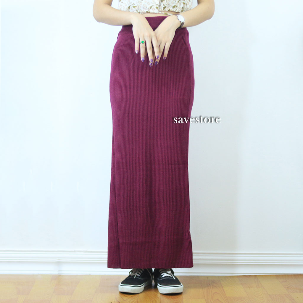 Jual Rok Span Rajut • Rok Span Rajut Premium • Rok Rajut Wanita ...