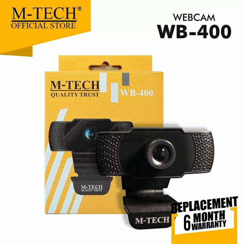 Jual WebCam PC Camera 720P M-Tech WB400 With Microphone | Shopee Indonesia