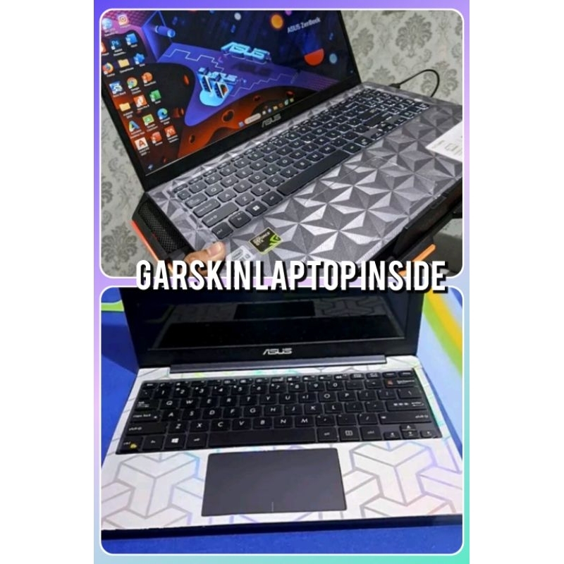 Jual Garskin Laptop/netbook bagian dalam/keyboard custom ukuran ...