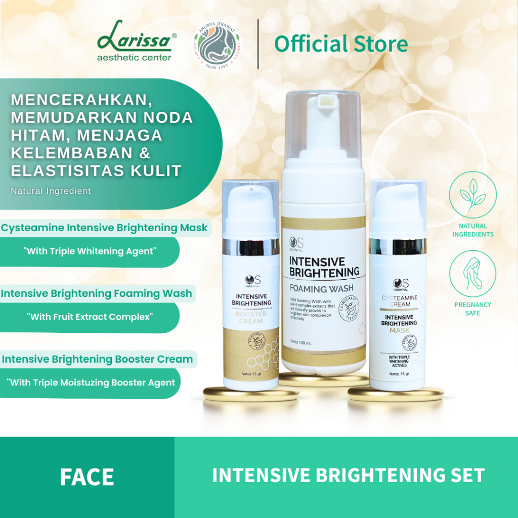 Jual INTENSIVE BRIGHTENING Series Larissa - Paket Bundling Skincare ...
