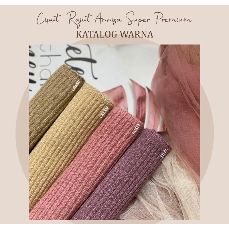 Jual Bandana Rajut Super Premium / Inner Ciput Rajut Super Premium ...