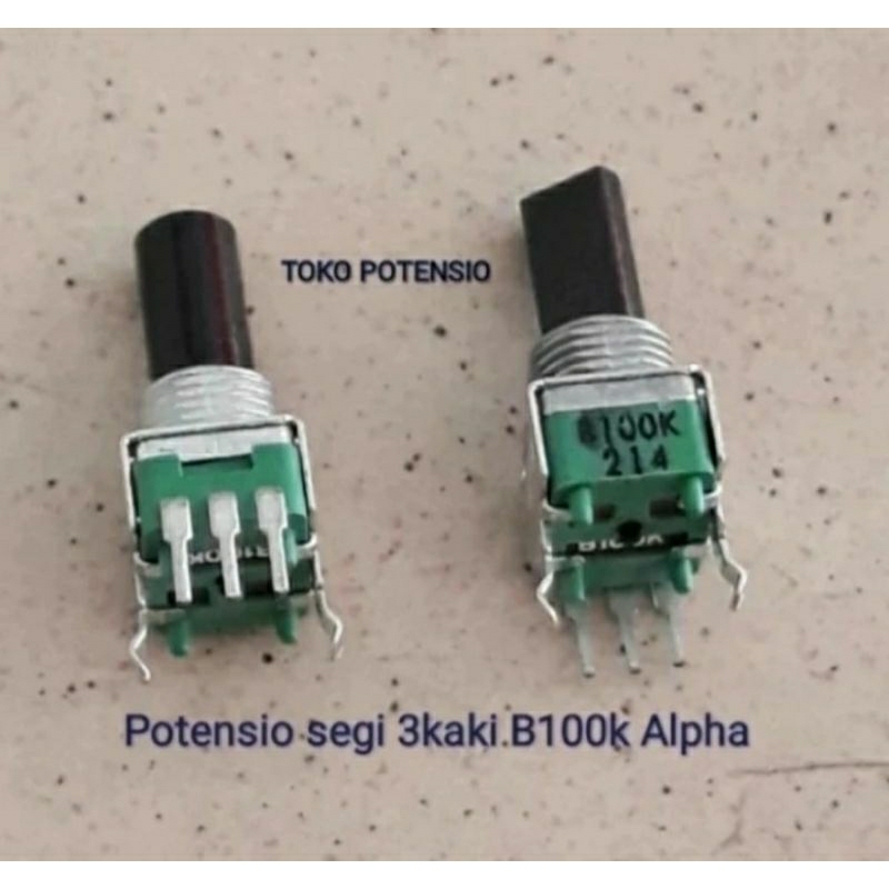 Jual POTENSIO TOA B100K ALFA 3KAKI MONO | Shopee Indonesia
