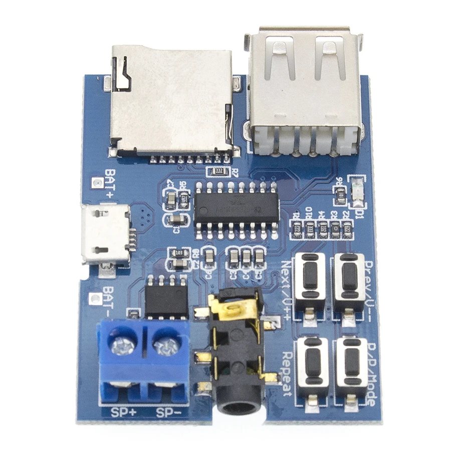 Jual MP3 Dekoder Modul sudah ada ampli Papan Penguat Decoding Modul ...