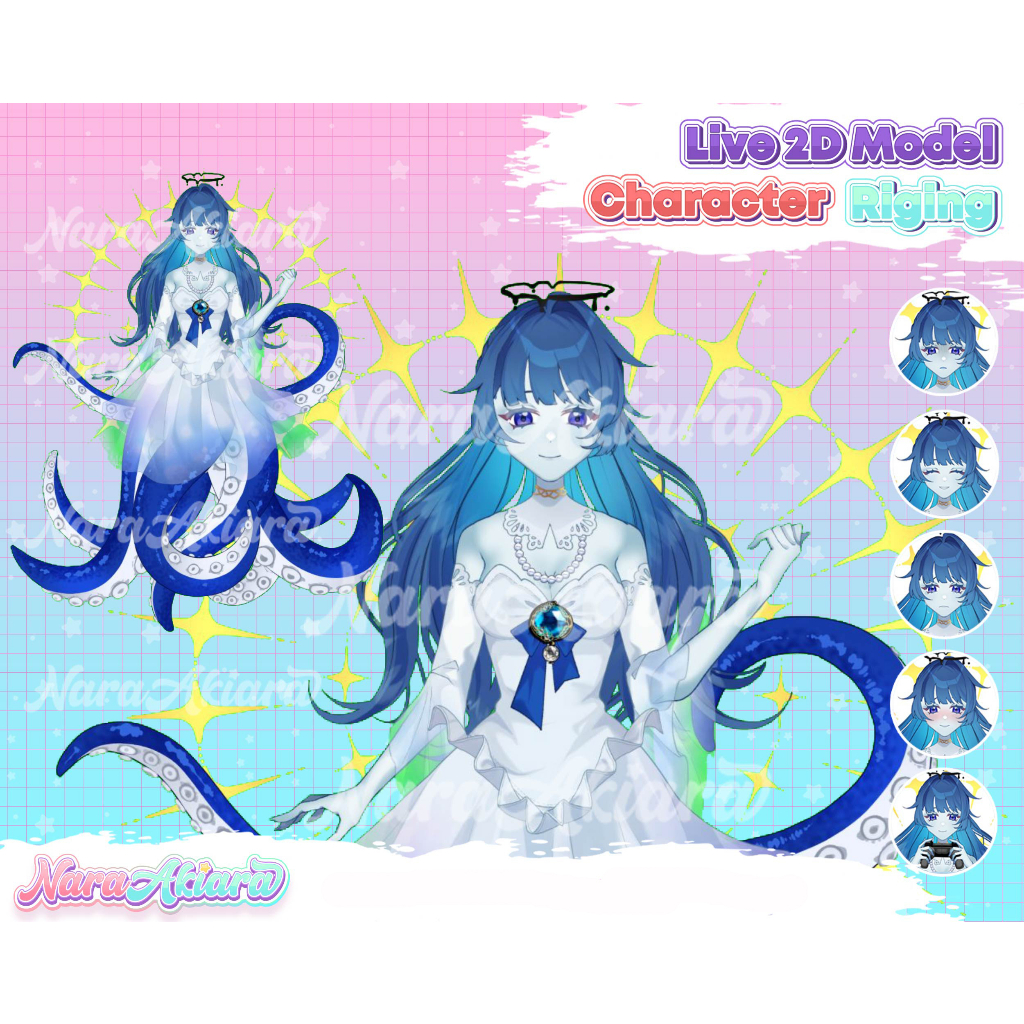 Jual Buat Streaming Anda Makin Menarik dengan Karakter Anime Vtuber ...