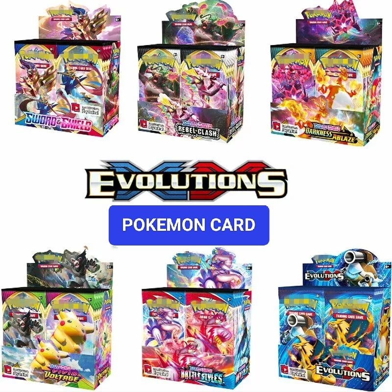 Jual Kartu Pokemon Pokemon Trading Card Pokemon Booster Pack TCG ...