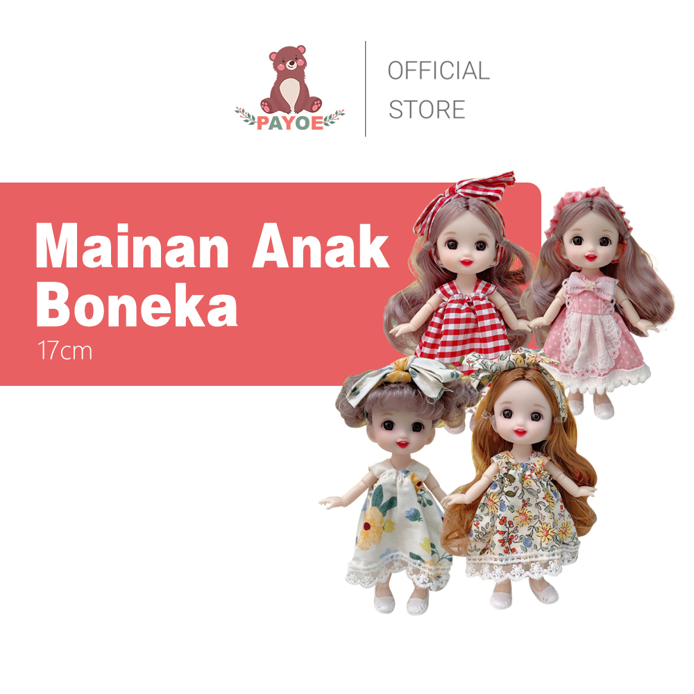 Jual PAYOE 17Cm Mainan Anak Perempuan Boneka Yuna Korea Bjd Doll Diy ...