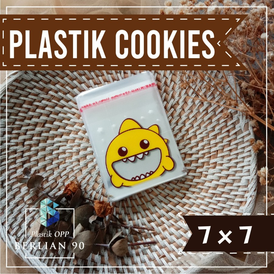 Jual Plastik Cookies 7 x 7 Cm Motif Plastik Opp Cookies isi 100 lembar ...