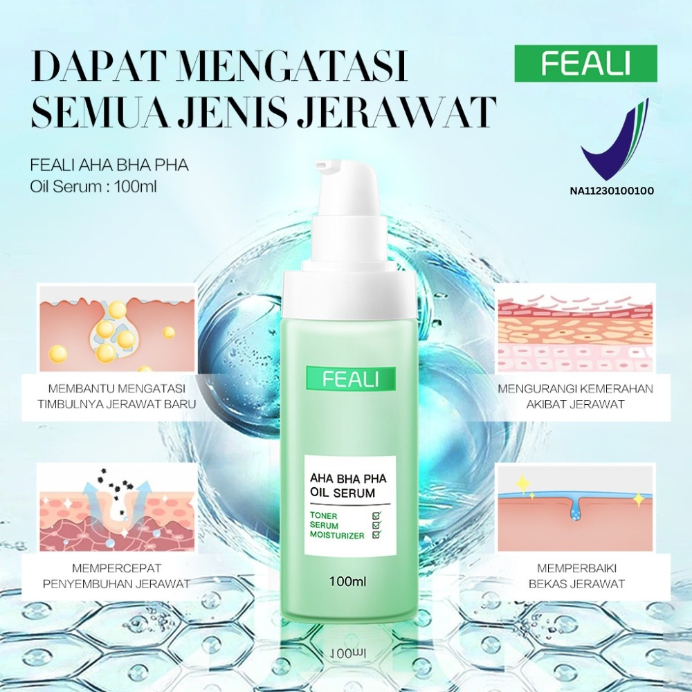 Jual FEALI OIL SERUM - CERAMIDE OIL SERUM BARIER REPAIR | AHA BHA PHA ...