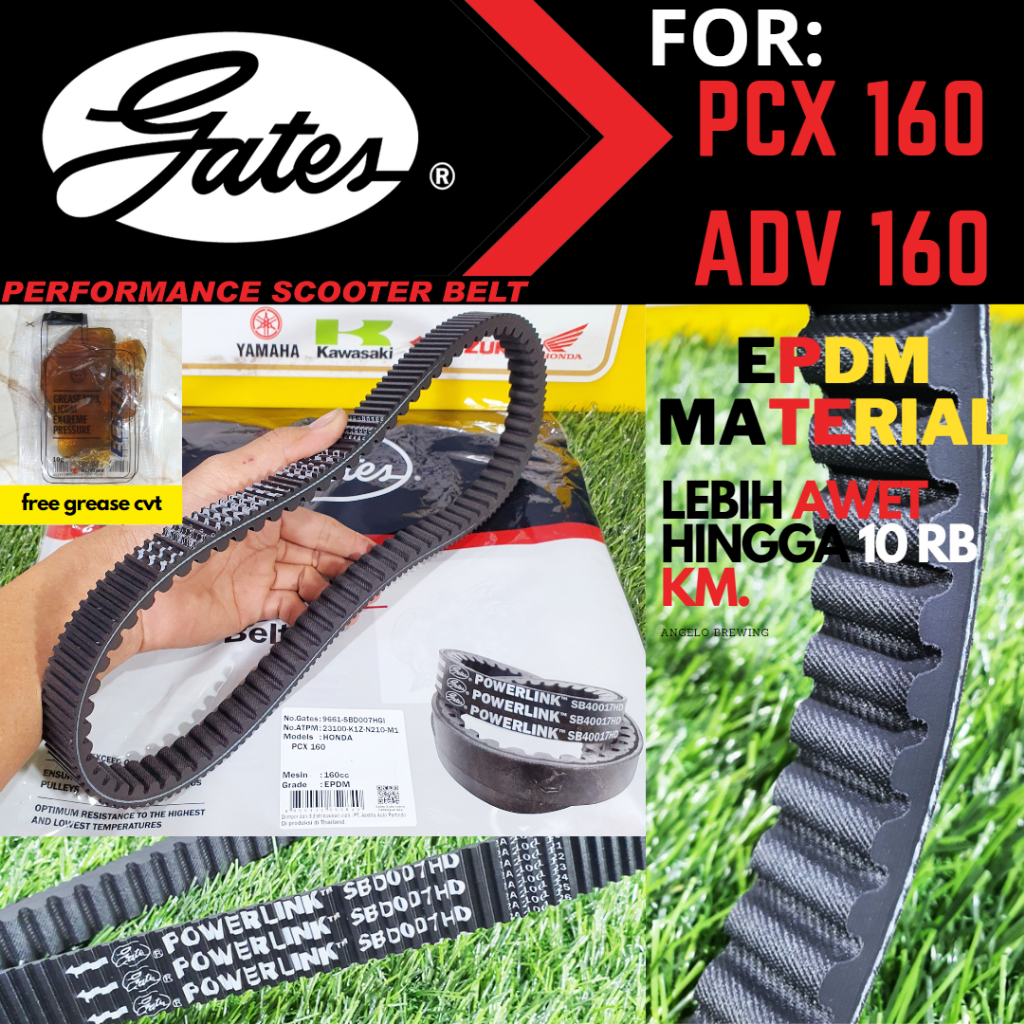 Jual VAN BELT VANBELT GATES HONDA VARIO 125 LED / 150 LED / PCX 125 150 ...