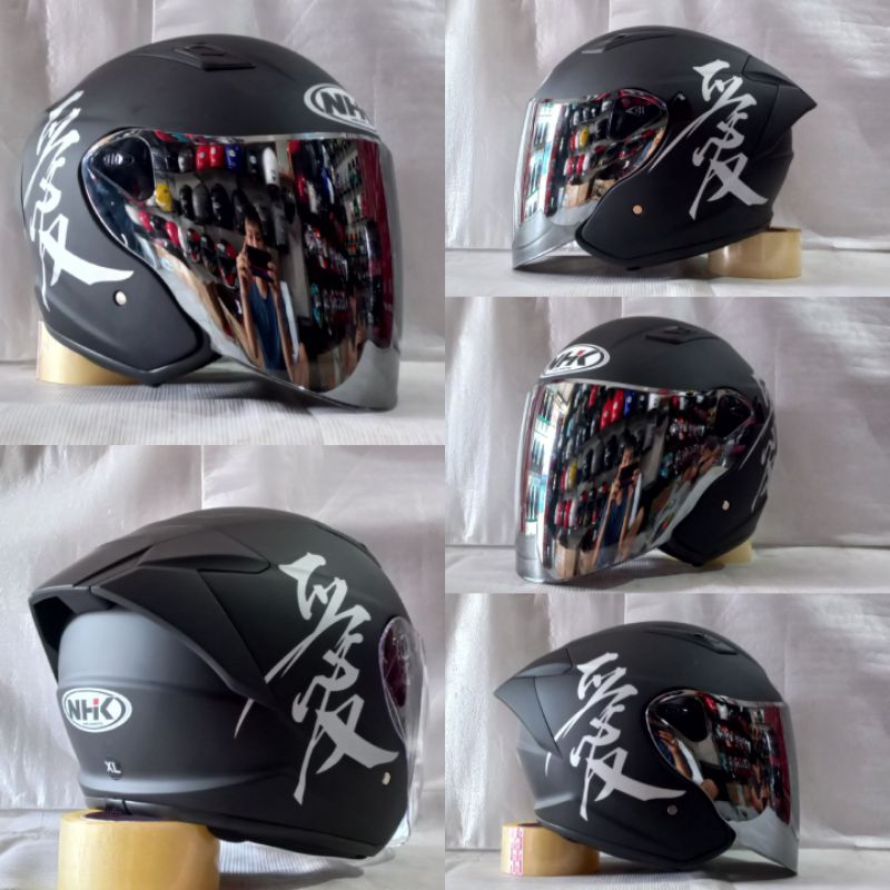 Jual HELM NHK R1 MAX KANJI PAKET GANTENG | Shopee Indonesia