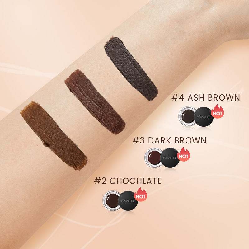 Jual FOCALLURE Sweatproof Eyebrow Cream Eyebrow Gel With Eyeliner ...