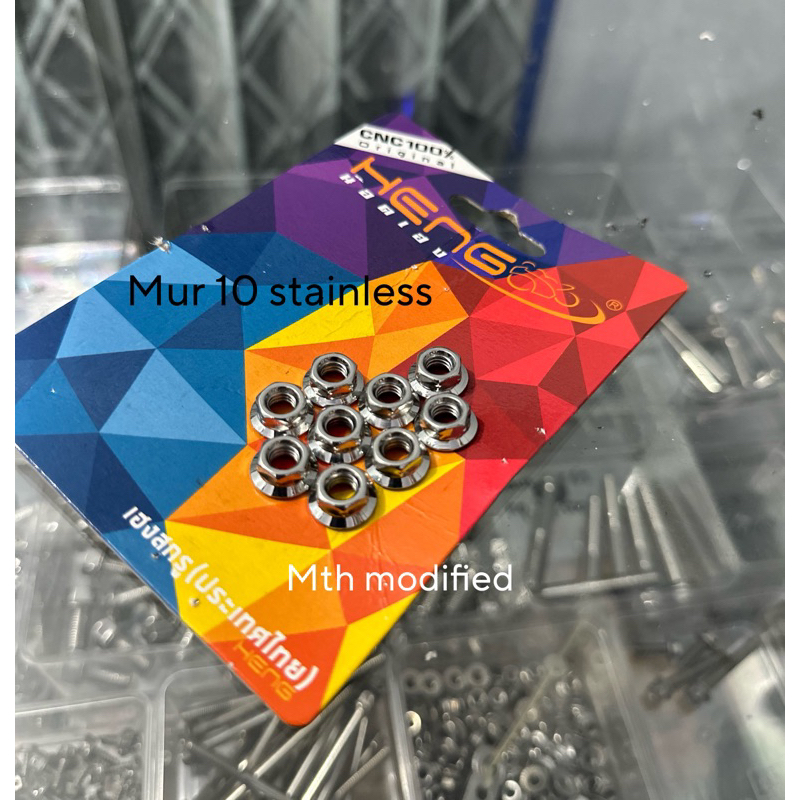 Jual Mur 10 stainles M6 heng thailand harga satuan | Shopee Indonesia