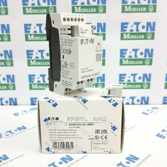 Jual EASY-E4-AC-8RE1 EATON Moeller - Control Relay EasyE4 | Shopee Indonesia