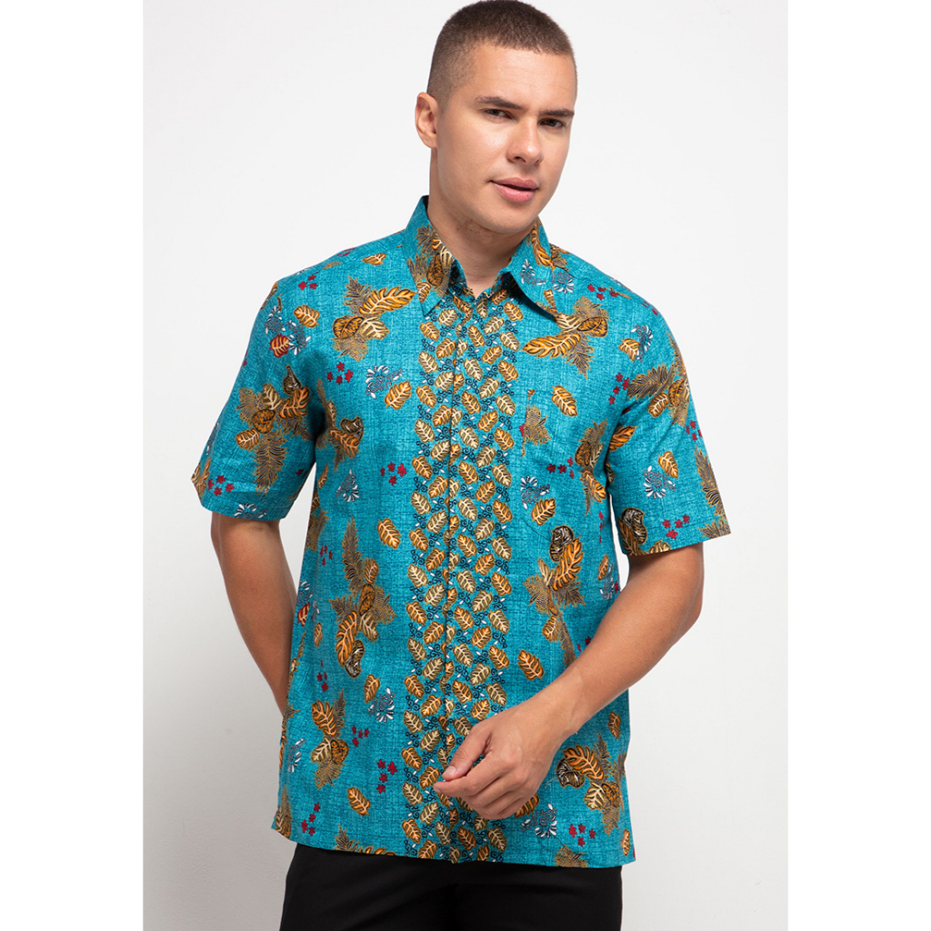 Jual Arjuna Weda Hem Batik Daun Monstera | Shopee Indonesia