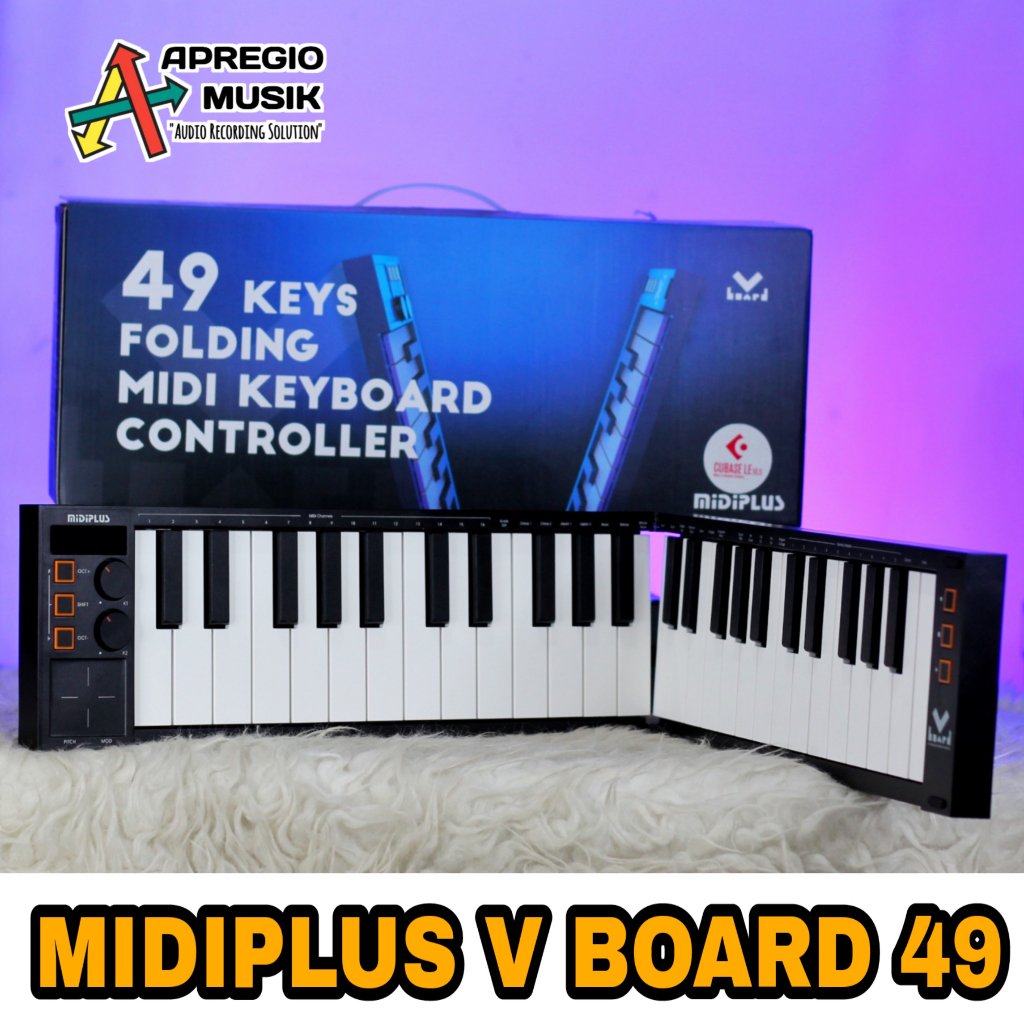 Jual MIDIPLUS V BOARD 49 Bluetooth Midi Controller Portable Lipat ...