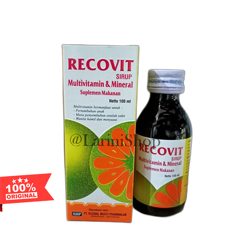 Jual RECOVIT SIRUP 100 ML SUPLEMEN UNTUK MASA PERTUMBUHAN | Shopee ...