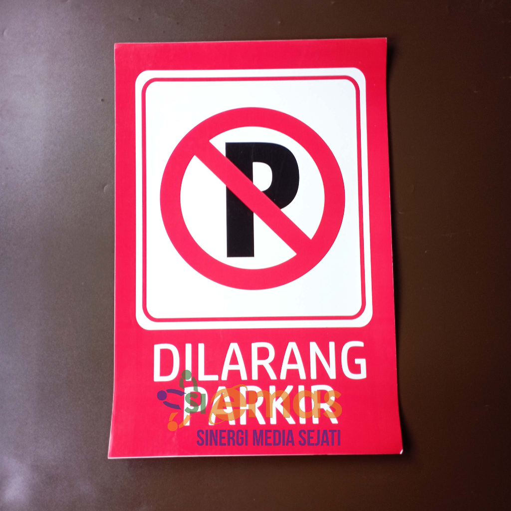 Jual Stiker Dilarang Parkir | Stiker Larangan Parkir | Stiker Area ...