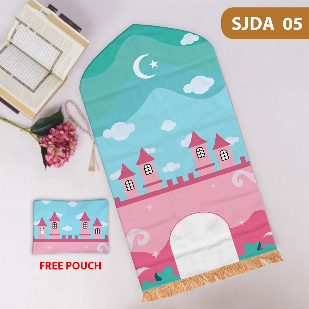 Jual Sajadah Anak Custom Nama Premium Souvenir Sejadah Anak SD TK ...