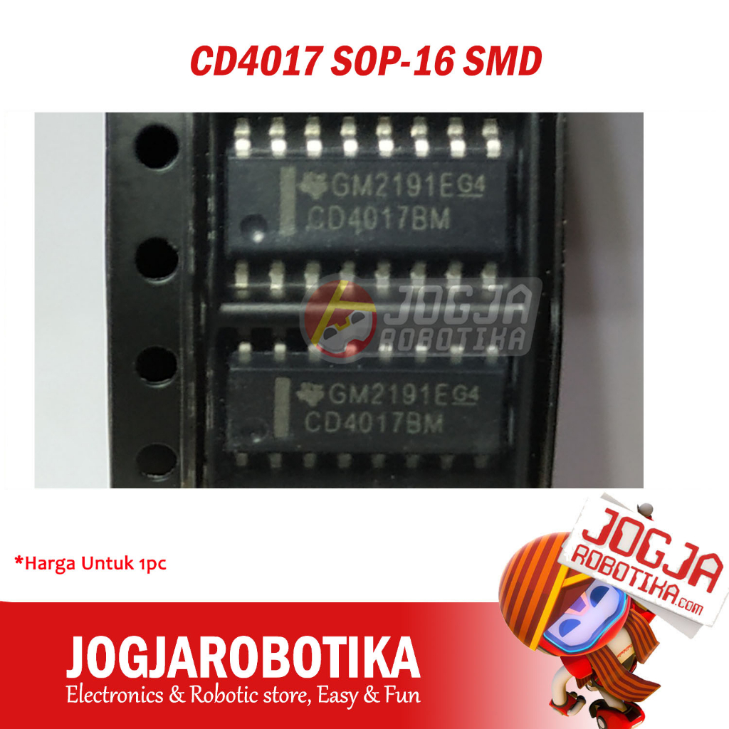 Jual CD4017 SOP-16 SMD | Shopee Indonesia