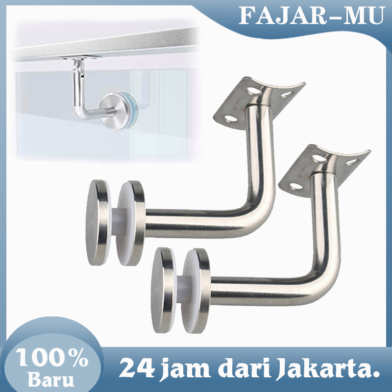 Jual Bracket Handrail Konektor Hand Railing Glass Tangga Kaca Lurus ...