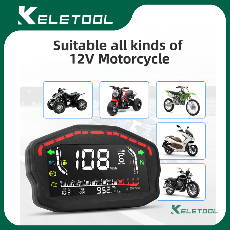 Jual speedometer digital rx3n universal speedometer digital LED ...