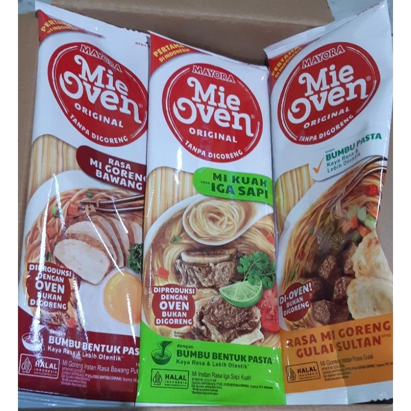 Jual mie oven mayora original tanpa digoreng all variant | Shopee Indonesia