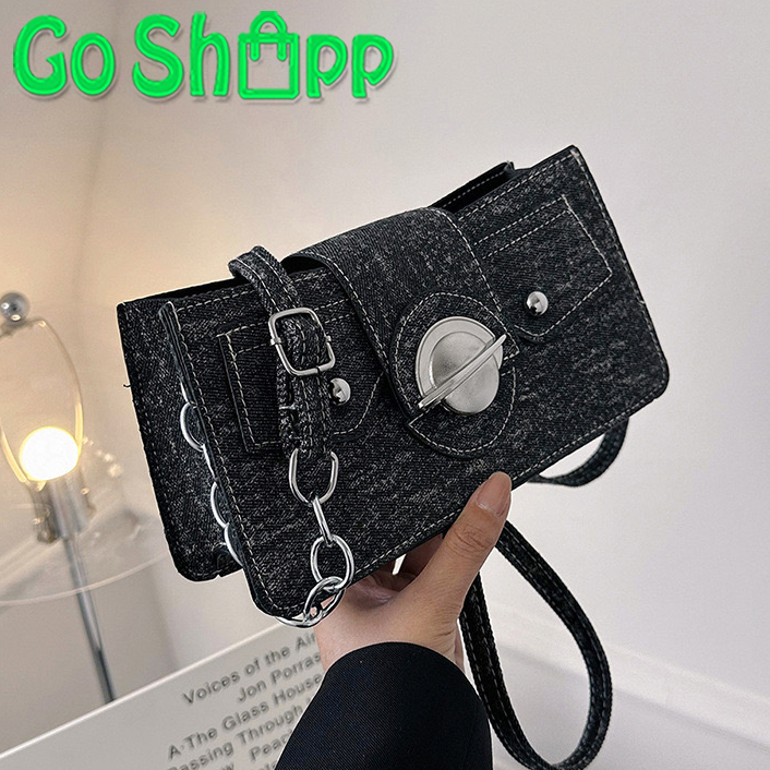 Jual Tas Selempang Bahu Kasual Jeans Wanita Import Fashion Korea ...