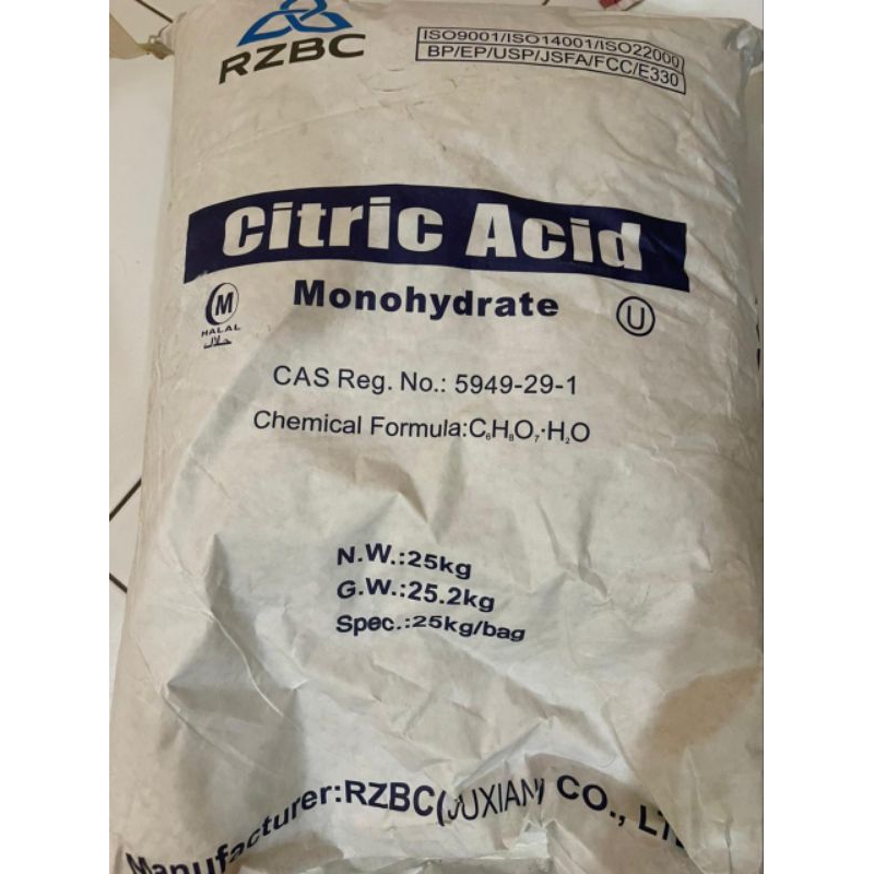 Jual CITRUN / CITRIC ACID / SITRAT 1 KG | Shopee Indonesia