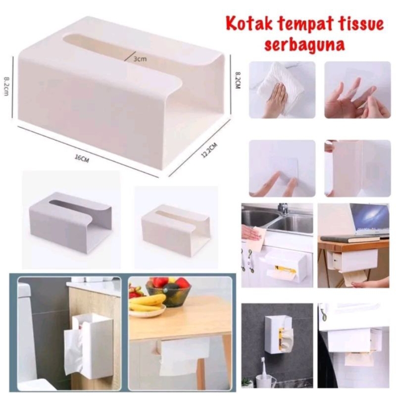 Jual KOTAK TISU TEMPEL DINDING / TEMPAT TISU TEMPEL DINDING DAPUR KAMAR ...