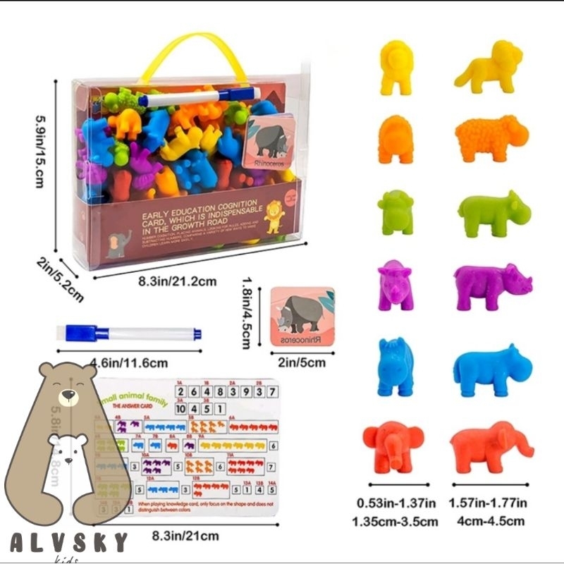 Jual LEARNING COUNTING AND SORTING SET / CLASSIFICATION TOYS ...