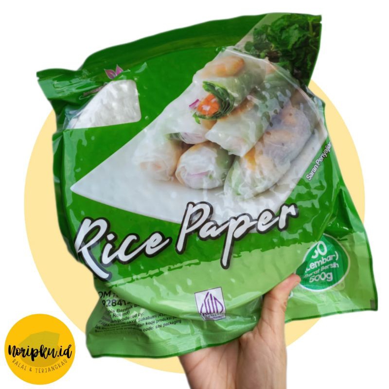 Jual Rice Paper Bulat Isi 50 dan 10 Lembar / Kulit Lumpia Vietnam ...