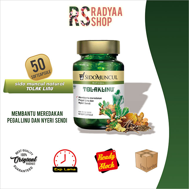 Jual Sido Muncul Natural Tolak Linu Soft Capsule 50 Kapsul | Shopee ...