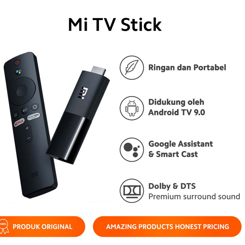 Jual XIAOMI TV Stick FHD Android TV | Shopee Indonesia