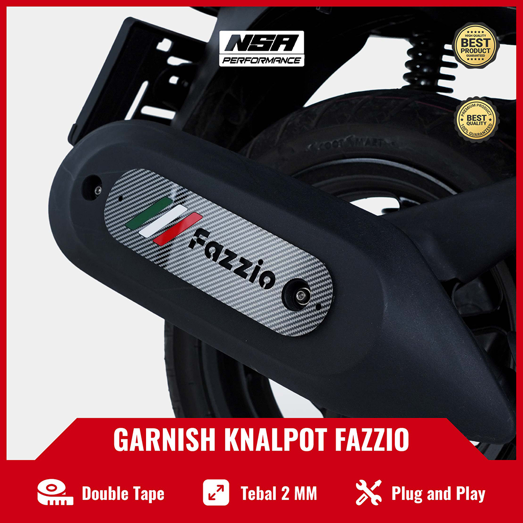 Jual NSA Aksesoris Motor Fazzio Knalpot Fazio Garnish Knalpot Fazzio ...