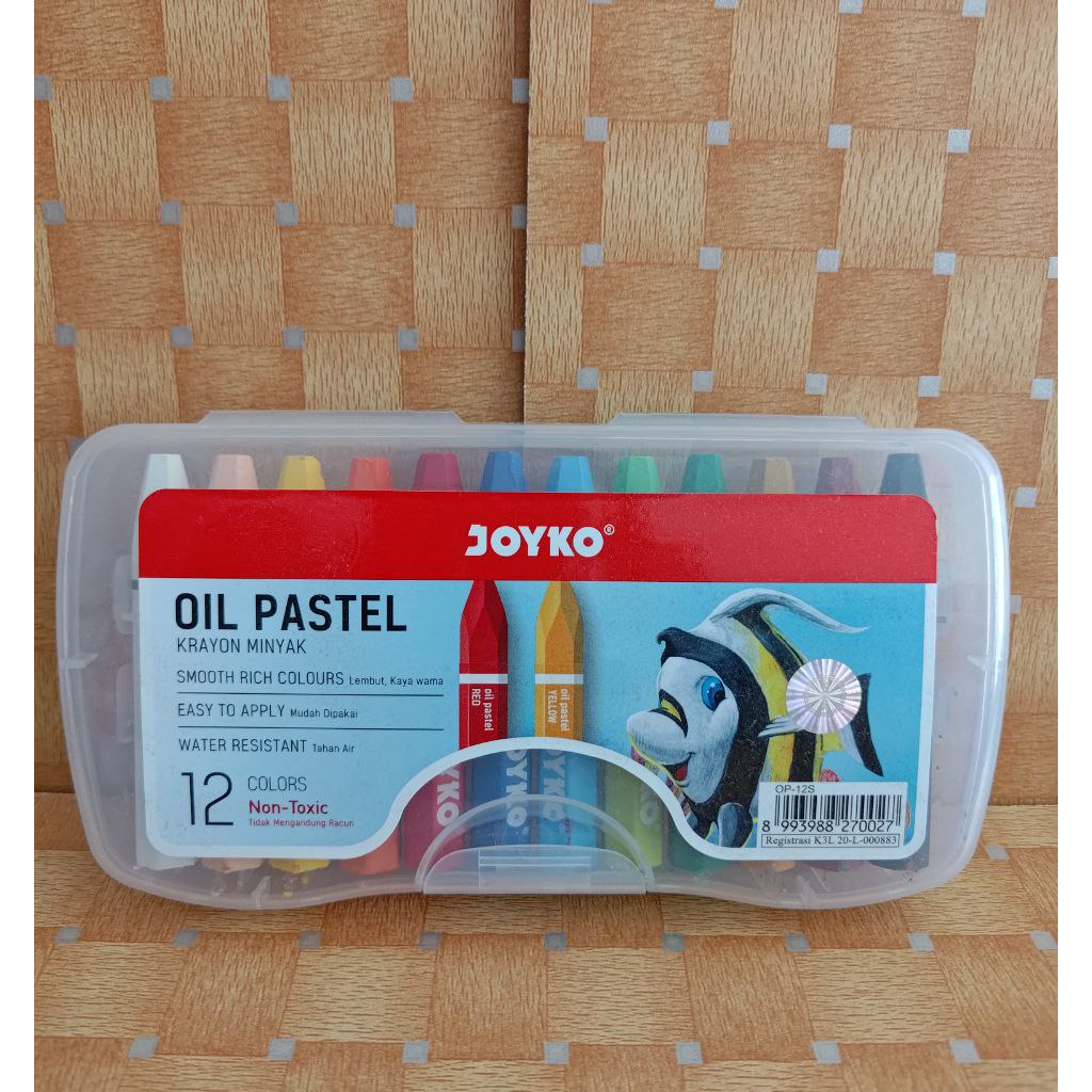 Jual Krayon Joyko 12 Warna / Oil Pastel Joyko / Crayon Joyko OP-12S ...