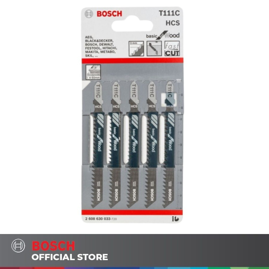 Jual Bosch Mata Jigsaw / Jigsaw Blade T111C | Shopee Indonesia