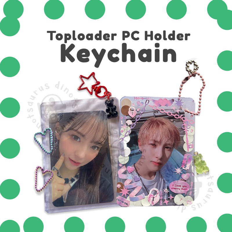 Jual Toploader Photocard PC Holder Keyring/Keychain | Shopee Indonesia