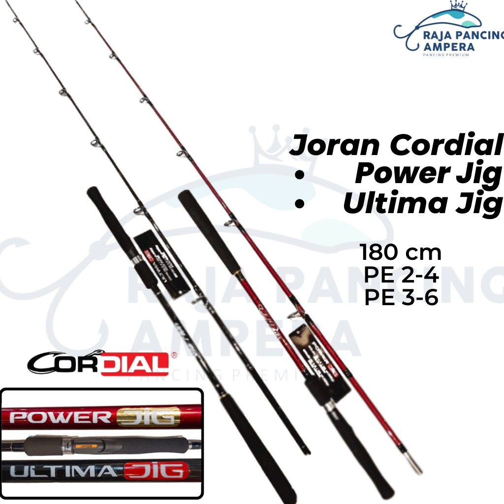 Jual Joran Jigging CORDIAL ULTIMA JIG | POWER JIG Stik Pancing Spinning untuk mancing dasaran di ...
