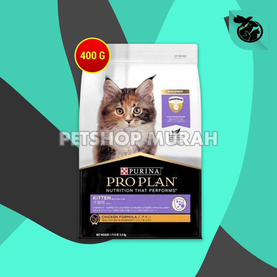 Jual Makanan Kucing Pro Plan Kitten Chiken 400gr Cat Food ProPlan 400 ...
