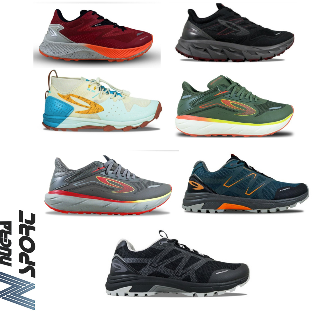 Jual Nineten YUZA EVO Sepatu Trail Running - Hitam dan Merah | Shopee ...