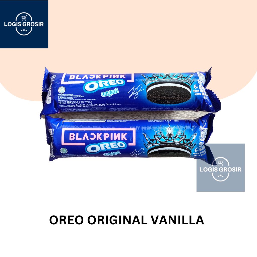 Jual Oreo Original Vanilla Roll Vanila 119,6 gr Biskuit Biscuit Grosir ...