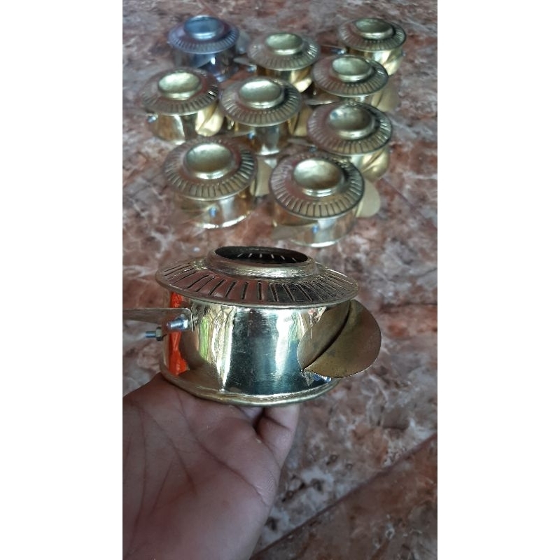 Jual OBRAL TUNGKU GULALI TWISTER KUNINGAN | TUNGKU KEMBANG GULA ...