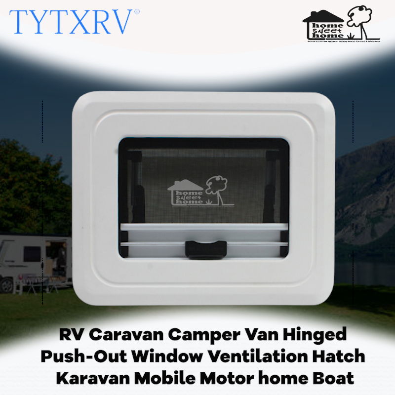 Jual TYTXRV RV Caravan Camper Van Hinged Push-Out Window Ventilation ...