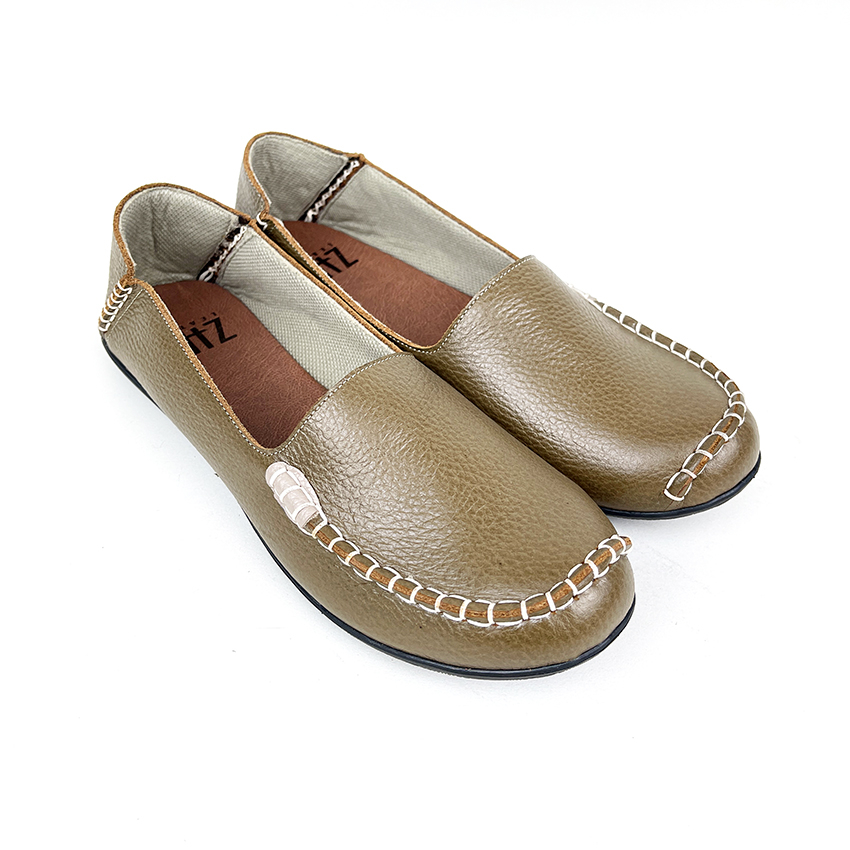 Jual Sepatu Kulit Wanita / Flat Shoes Bahan Kulit Sapi Asli Garut Z-069 ...