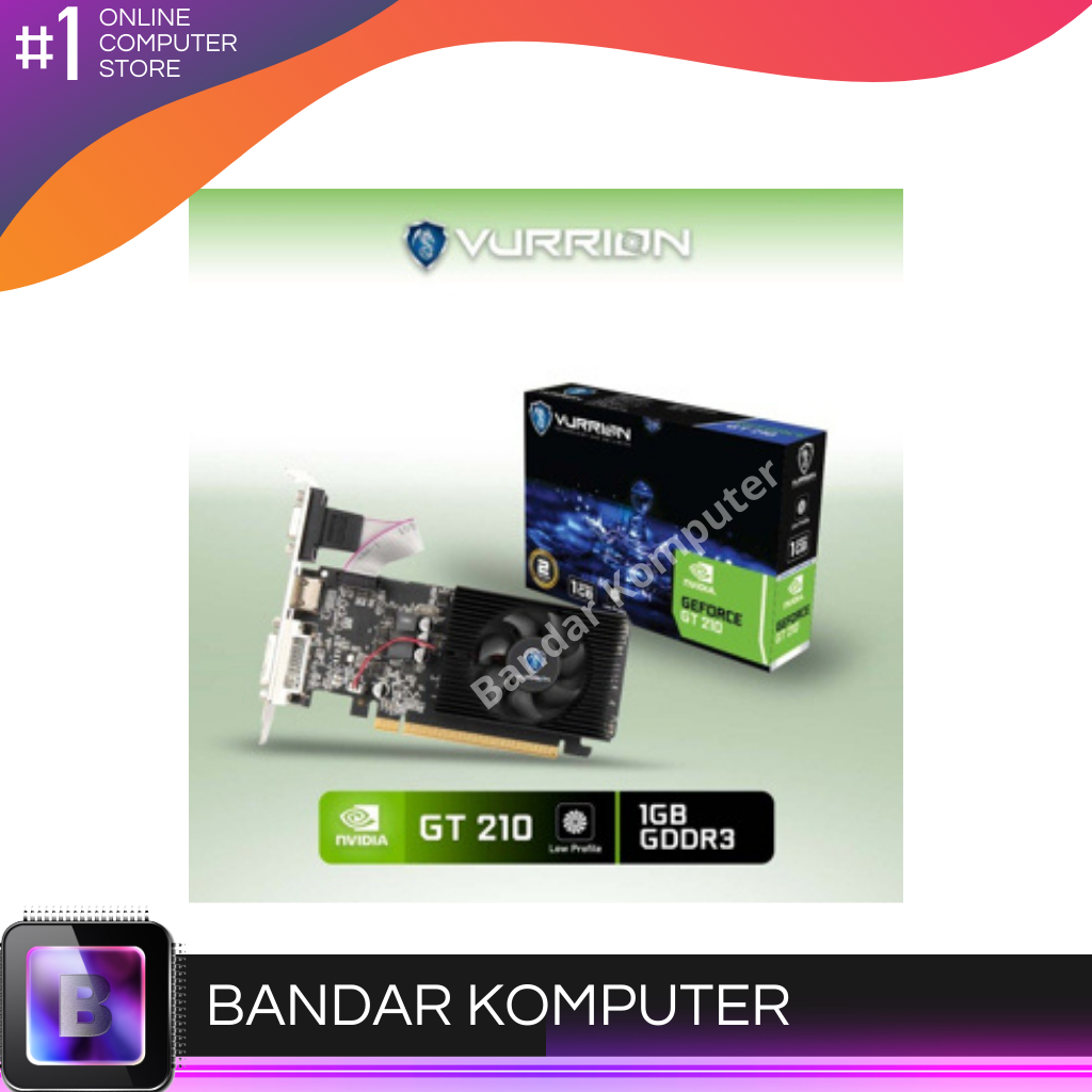 Jual VGA VURRION GT 210 1GB DDR3 64BIT LOW PROFILE NVIDIA | Shopee ...