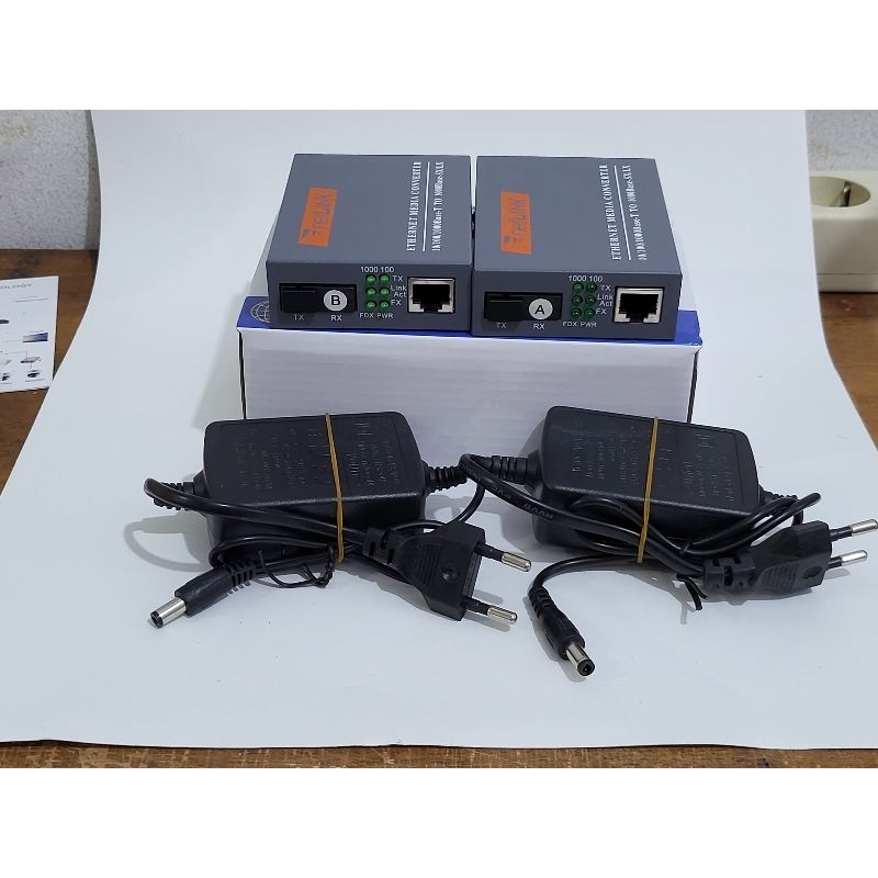 Jual Netlink HTB-GS-03 Gigabit Media Converter RJ45 Fiber Optic ...