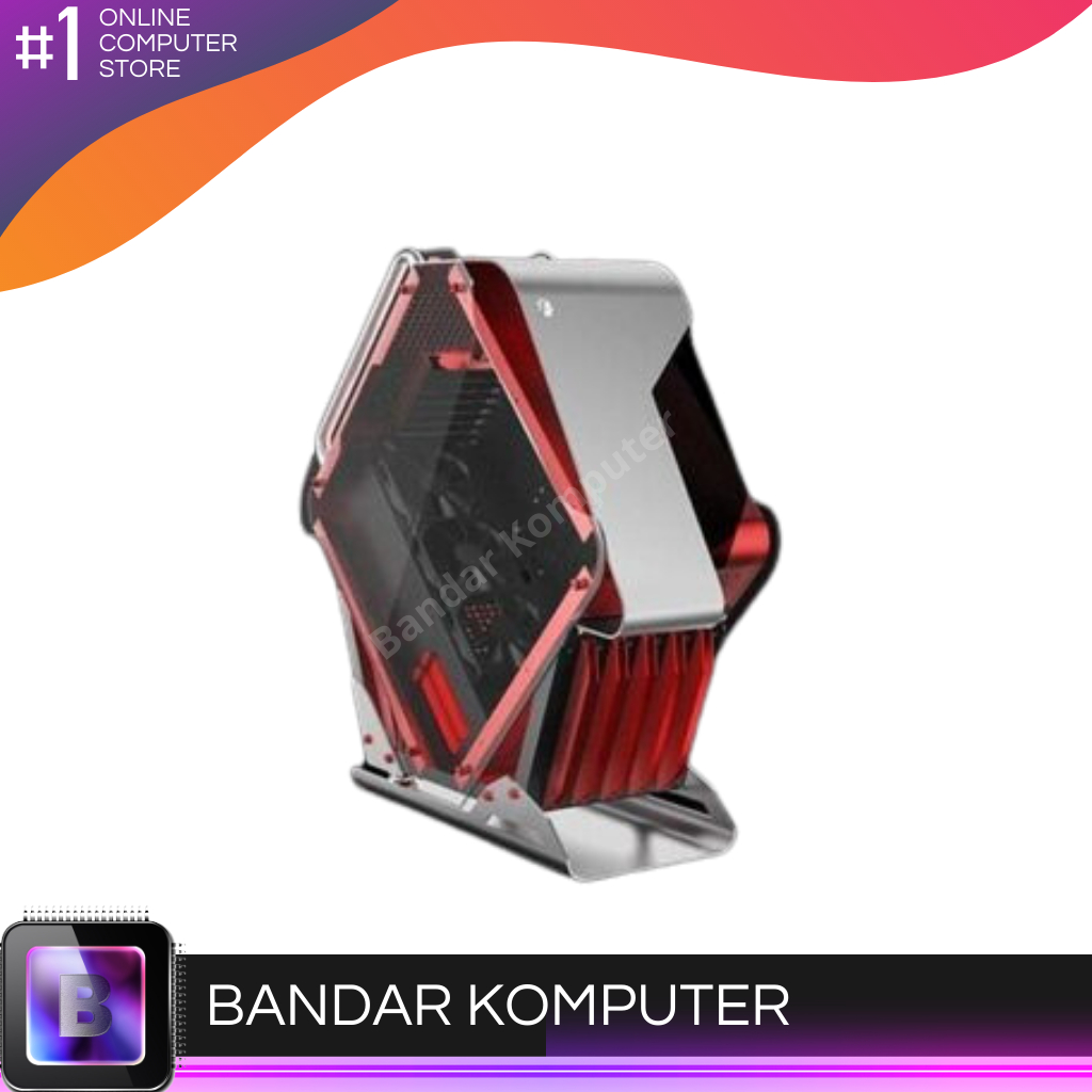 Jual Casing CUBE GAMING BEAST RED - Alumunium Case + Tempered Glass ...