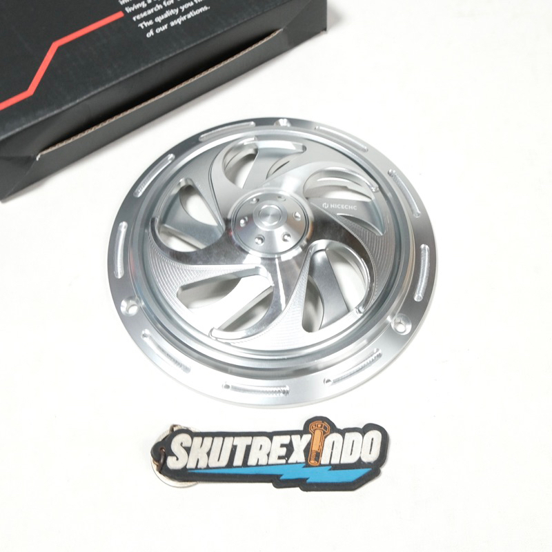 Jual Cover Fan Spinner Nicecnc V2 Silver Vespa Sprint Primavera S LX ...