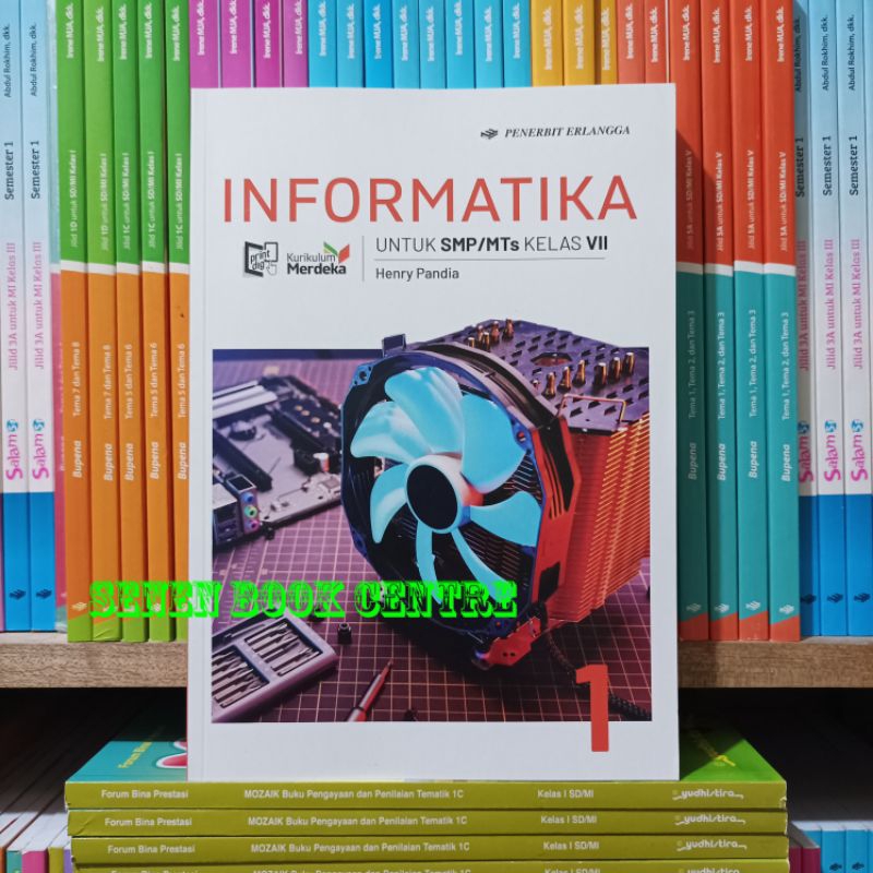 Jual Buku Informatika Kelas 1/VII 7 SMP Erlangga Kurikulum Merdeka | Shopee Indonesia