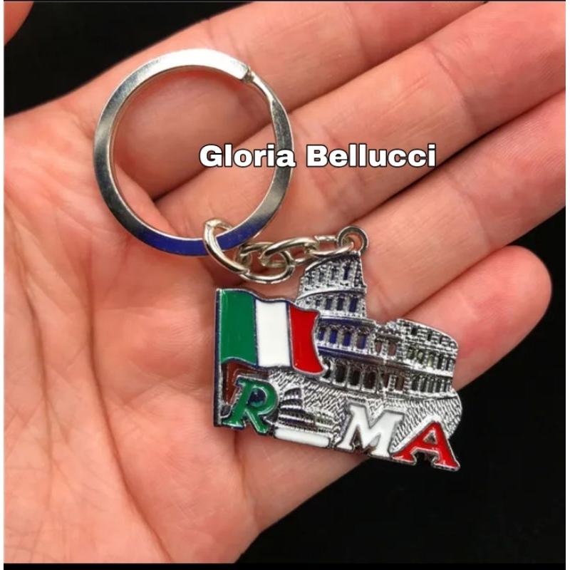 Jual gantungan kunci roma italia souvenir keychain rome colosseum key ...